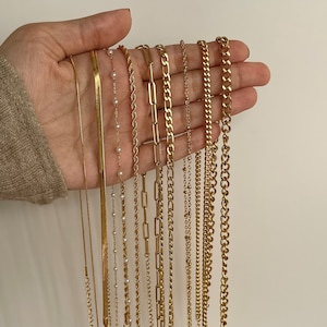 Gold Chain Necklace, Waterproof Necklace, Gold Necklace Women, Choker ...