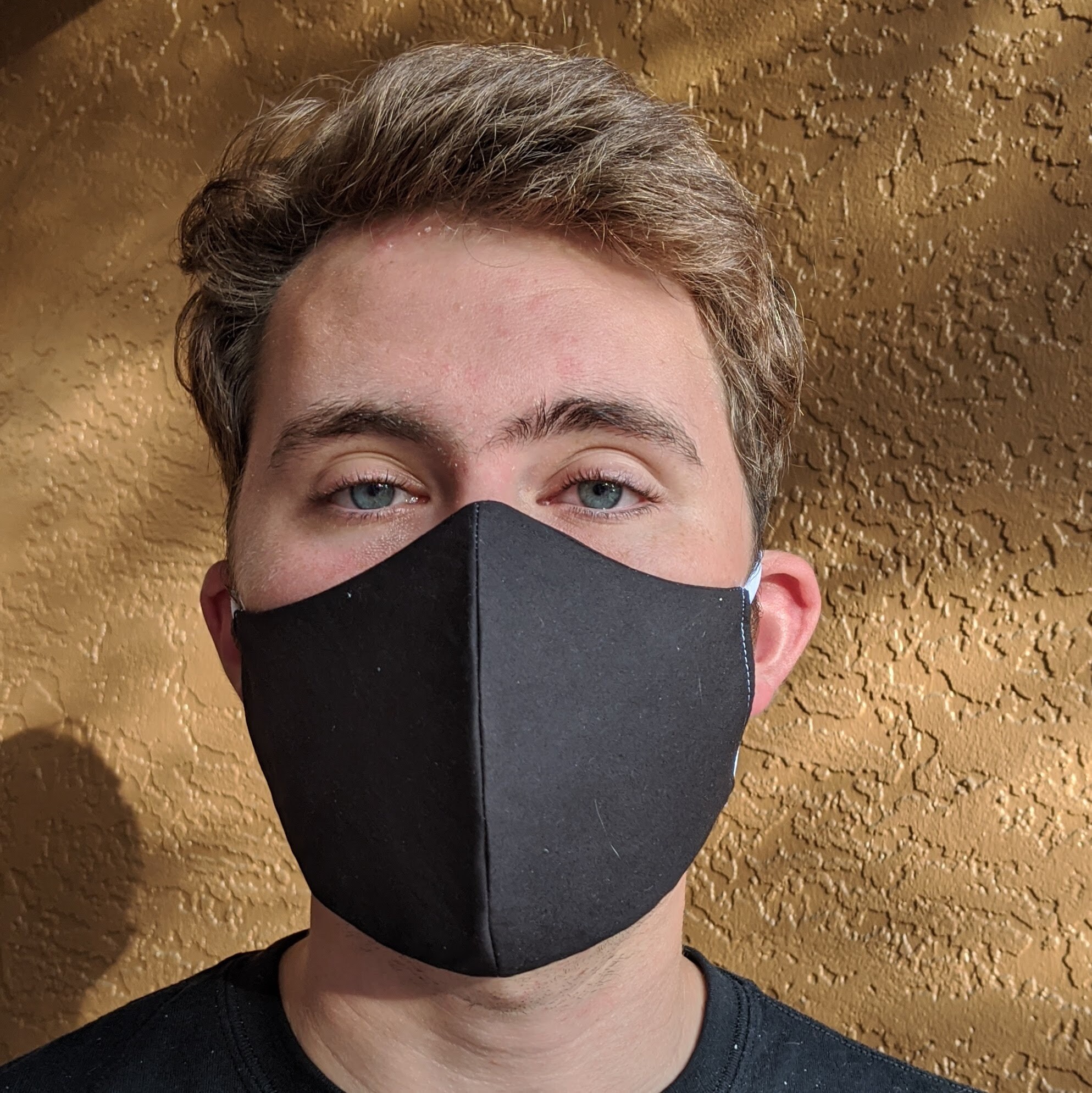 Solid Black Mask Comfortable and Stylish Solid Colored Mask Very ...