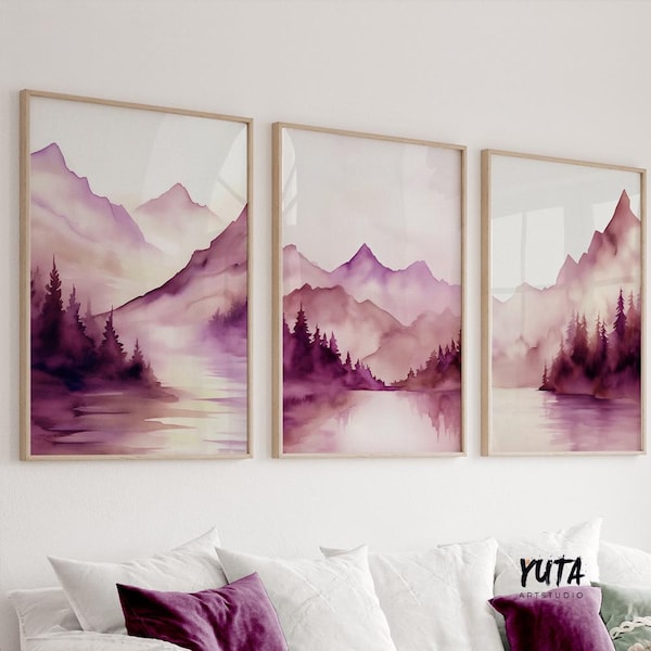 Purple Mountain - Etsy