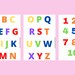 Alphabet and Number Resin Mat Pages, Resin Letter Pages, Resin Number ...