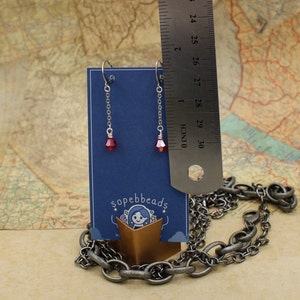 Scarlet Eyes Chain User Anime Inspired Earrings |304 Stainless Steel - Etsy