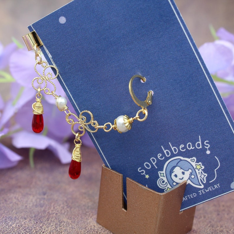 Baldur's Vampire Inspired Video Game Earrings|hypoallergenic, 304 ...