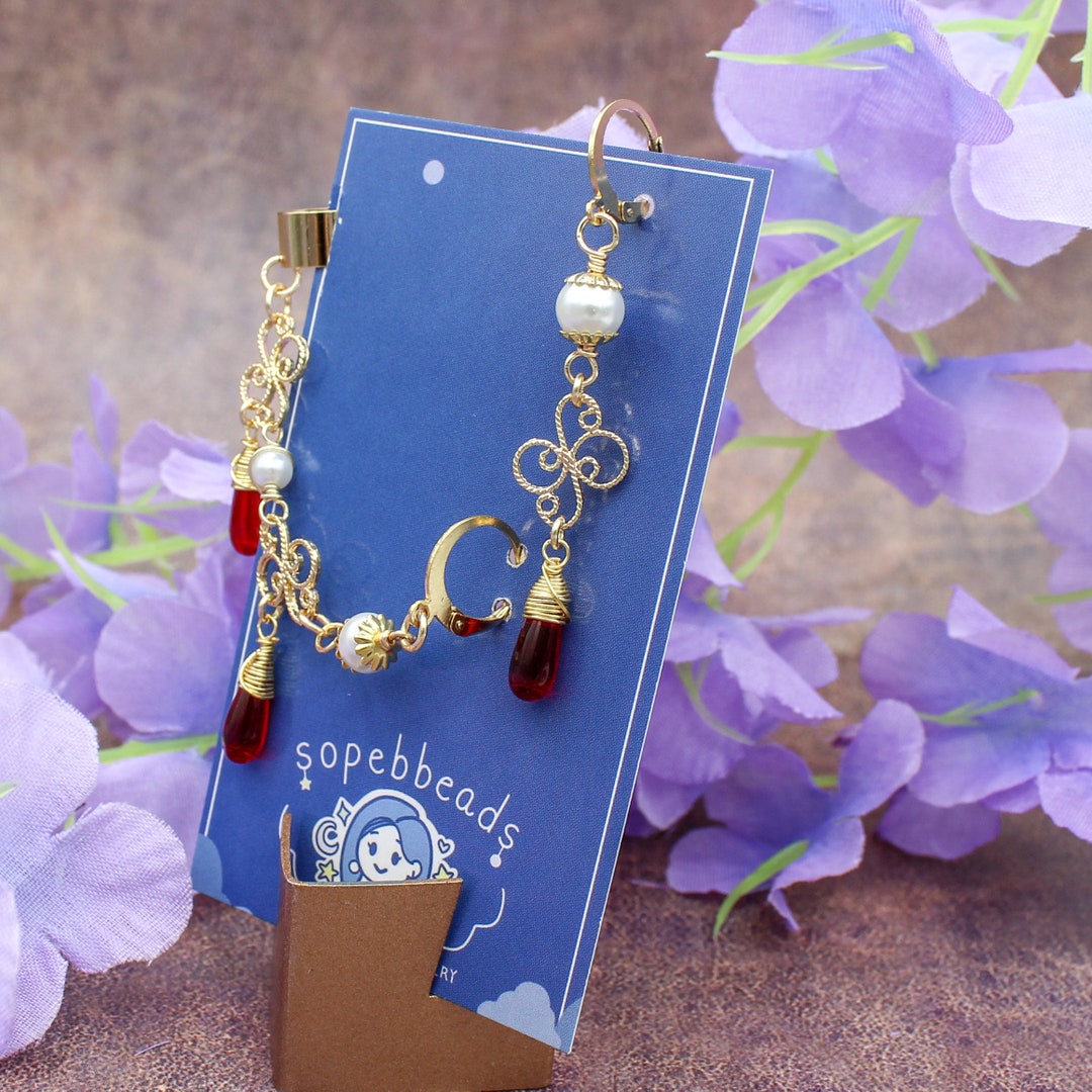 Baldur's Vampire Inspired Video Game Earrings|hypoallergenic, 304 ...