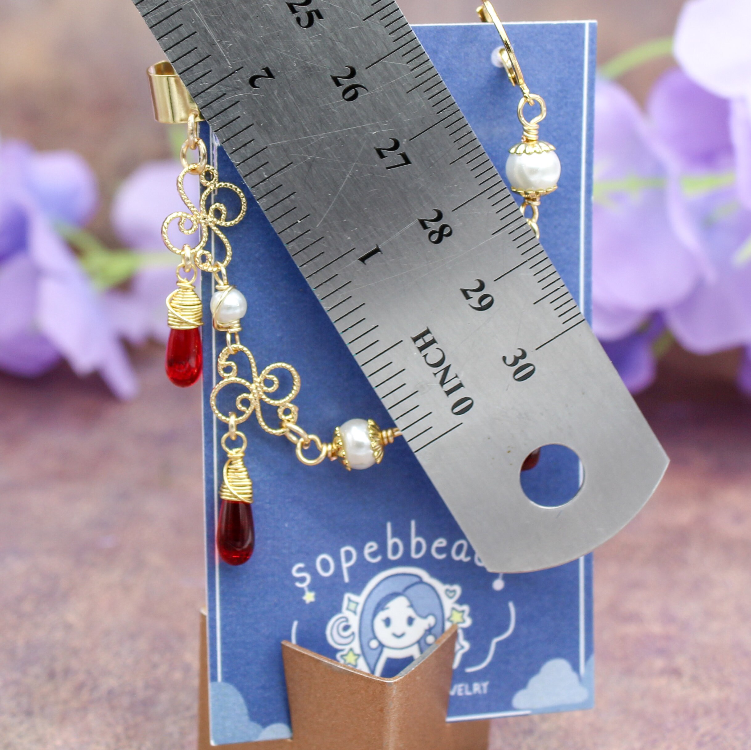 Baldur's Vampire Inspired Video Game Earrings|hypoallergenic, 304 ...