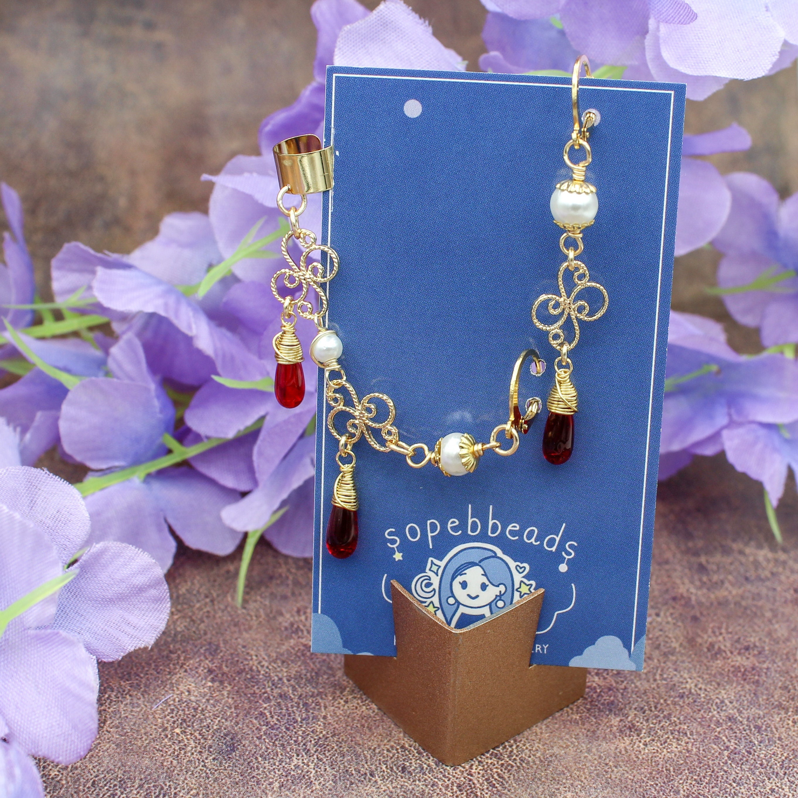 Baldur's Vampire Inspired Video Game Earrings|hypoallergenic, 304 ...