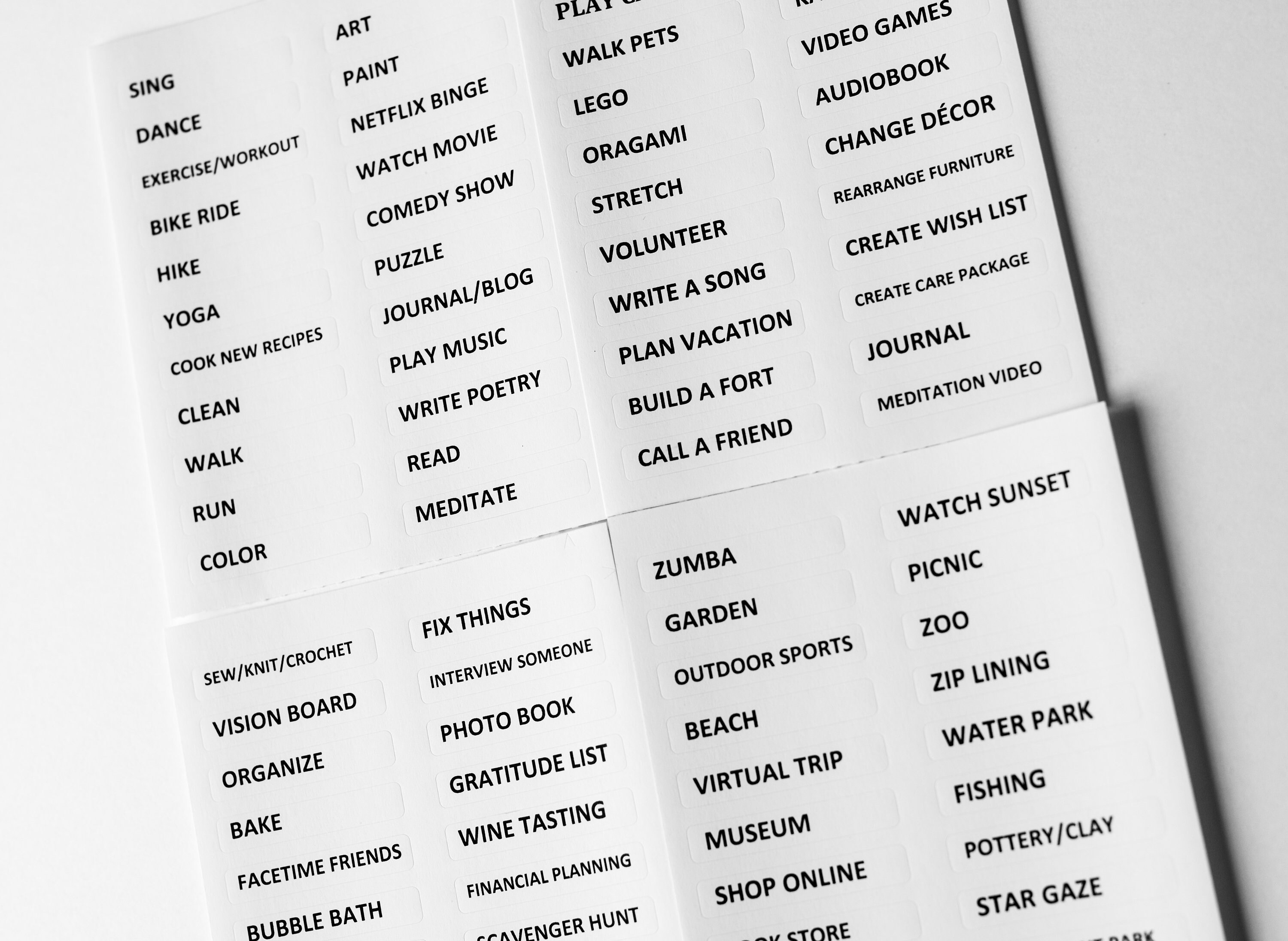 What to Do Decider Decision Maker Craft Game Activity Game Spinner ...