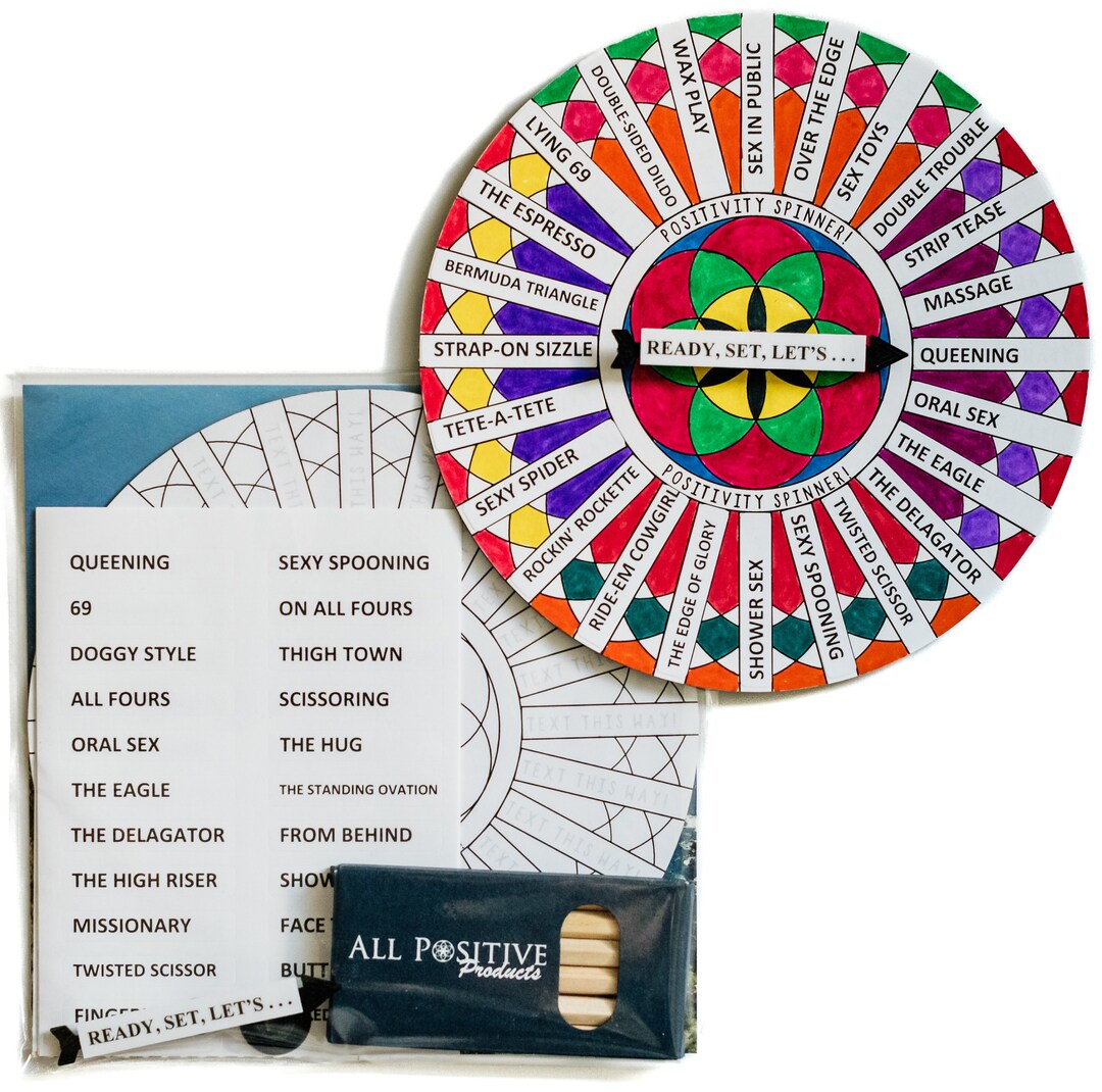 Lesbian Lovers Sexy Time Spinner | Hot, Fun, & Sexy Bedroom Activity ...