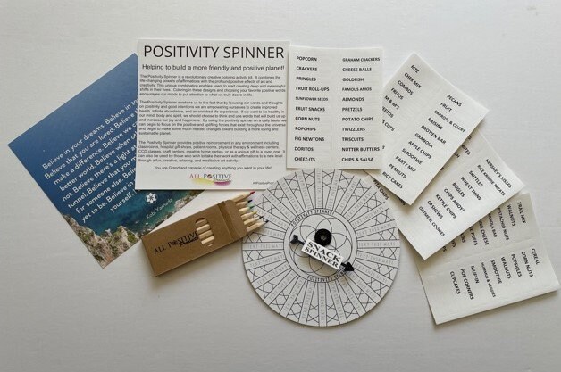 Snack Time Spinner DIY Art Coloring Craft Game Foodie Gift Kids Craft ...