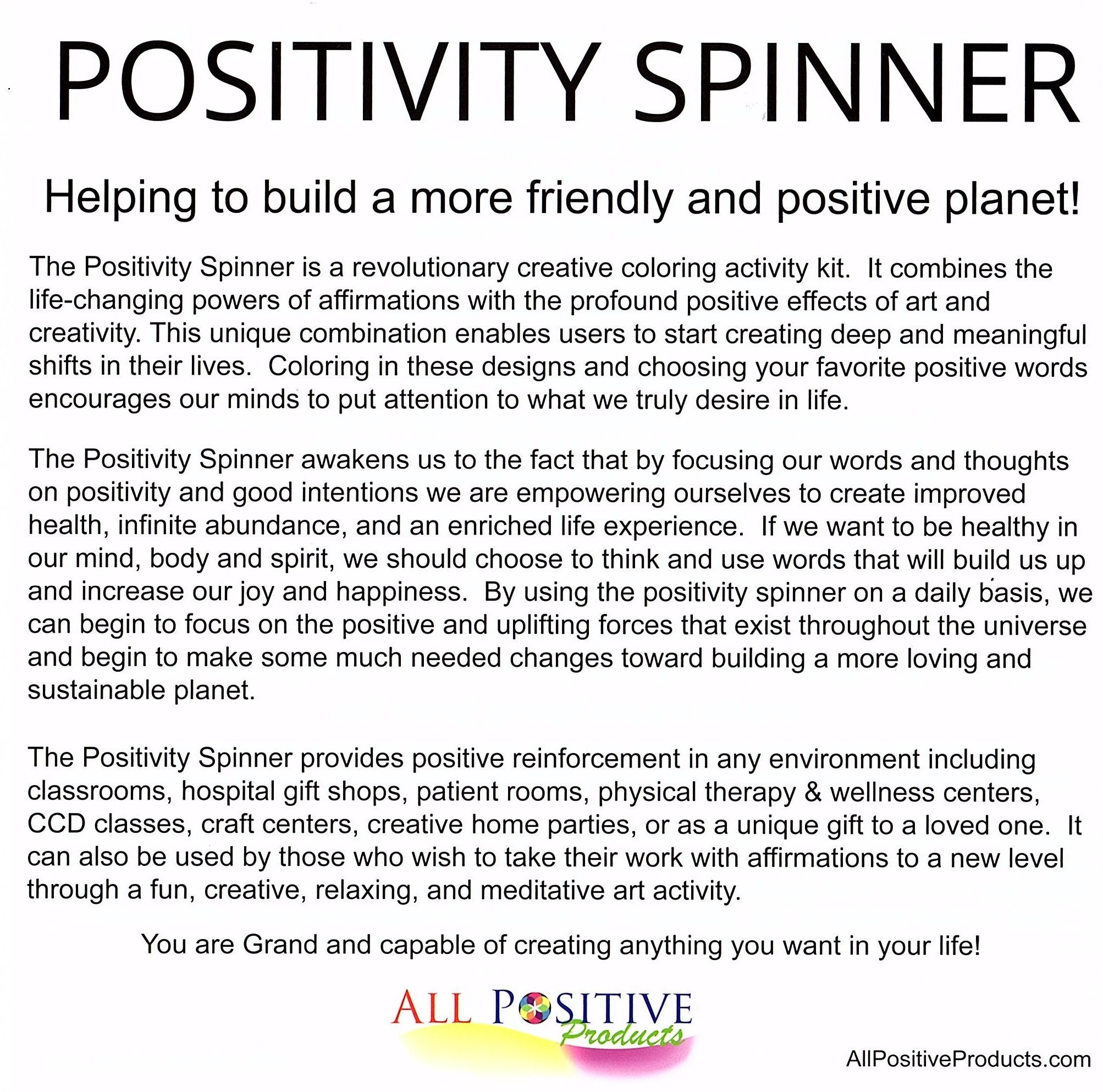 2025 Intention Setting Spinner Wheel: New Year Manifestation Craft - Etsy