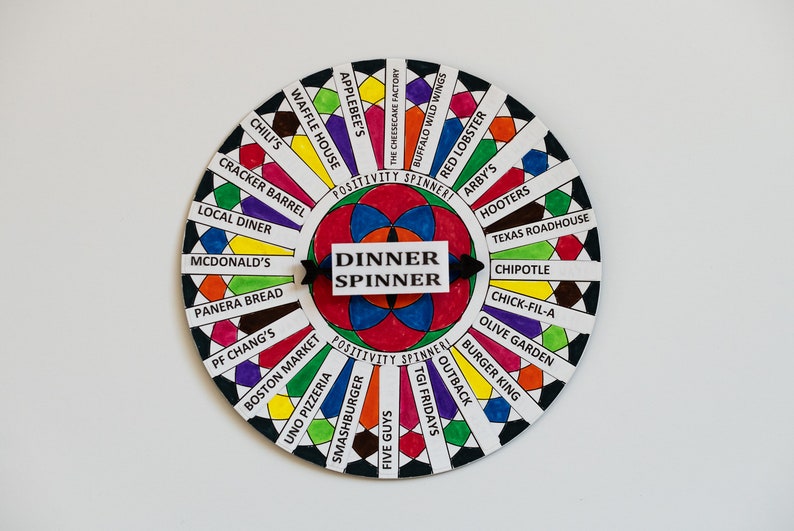 Personalized Restaurant Dinner Spinner: Custom Foodie Gift - Etsy