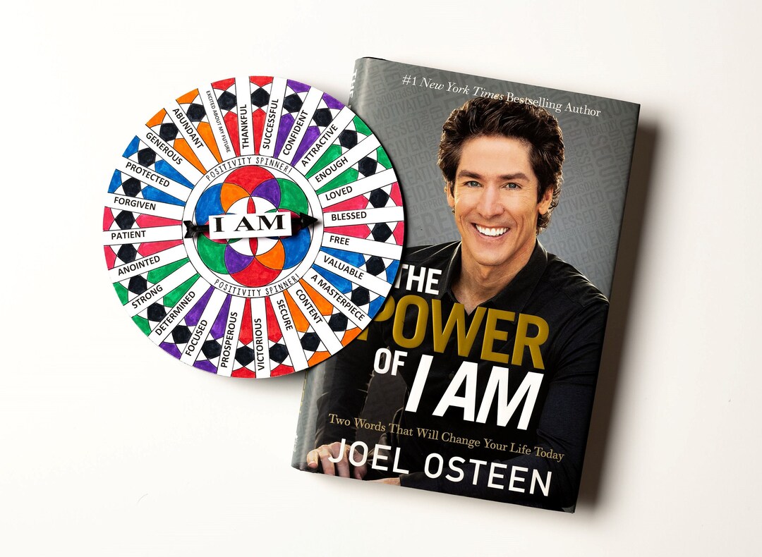 The Power of I AM Affirmation Inspiration Spinner Wheel | I Am ...