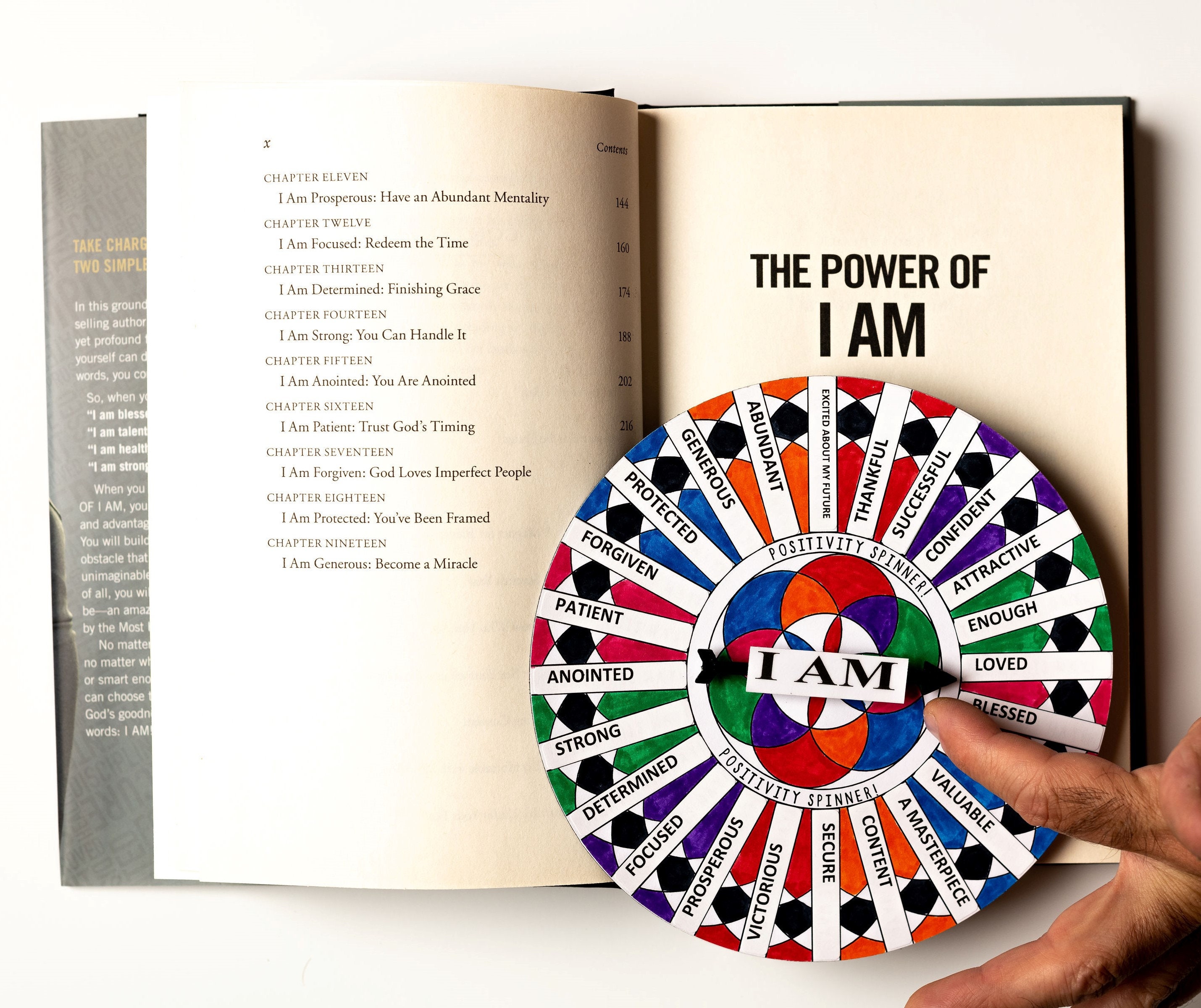 The Power of I AM Affirmation Inspiration Spinner Wheel I Am ...