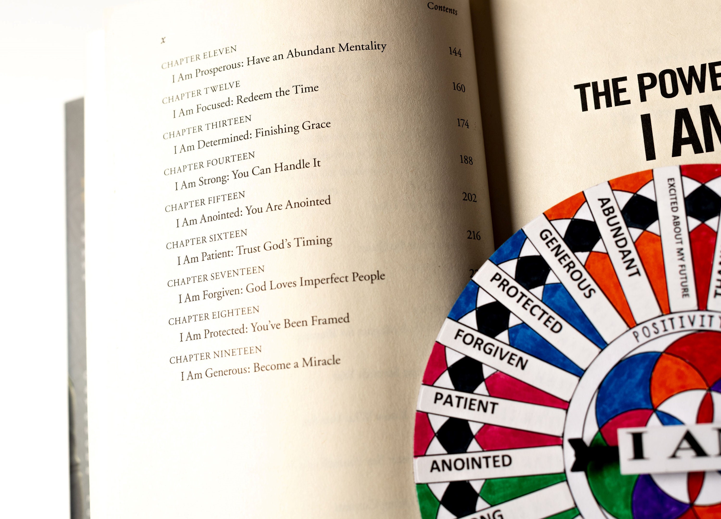 The Power of I AM Affirmation Inspiration Spinner Wheel I Am ...