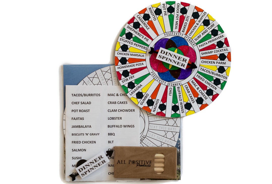 Dinner Decision Spinner | Food Dice Alternative | Funny Stocking ...