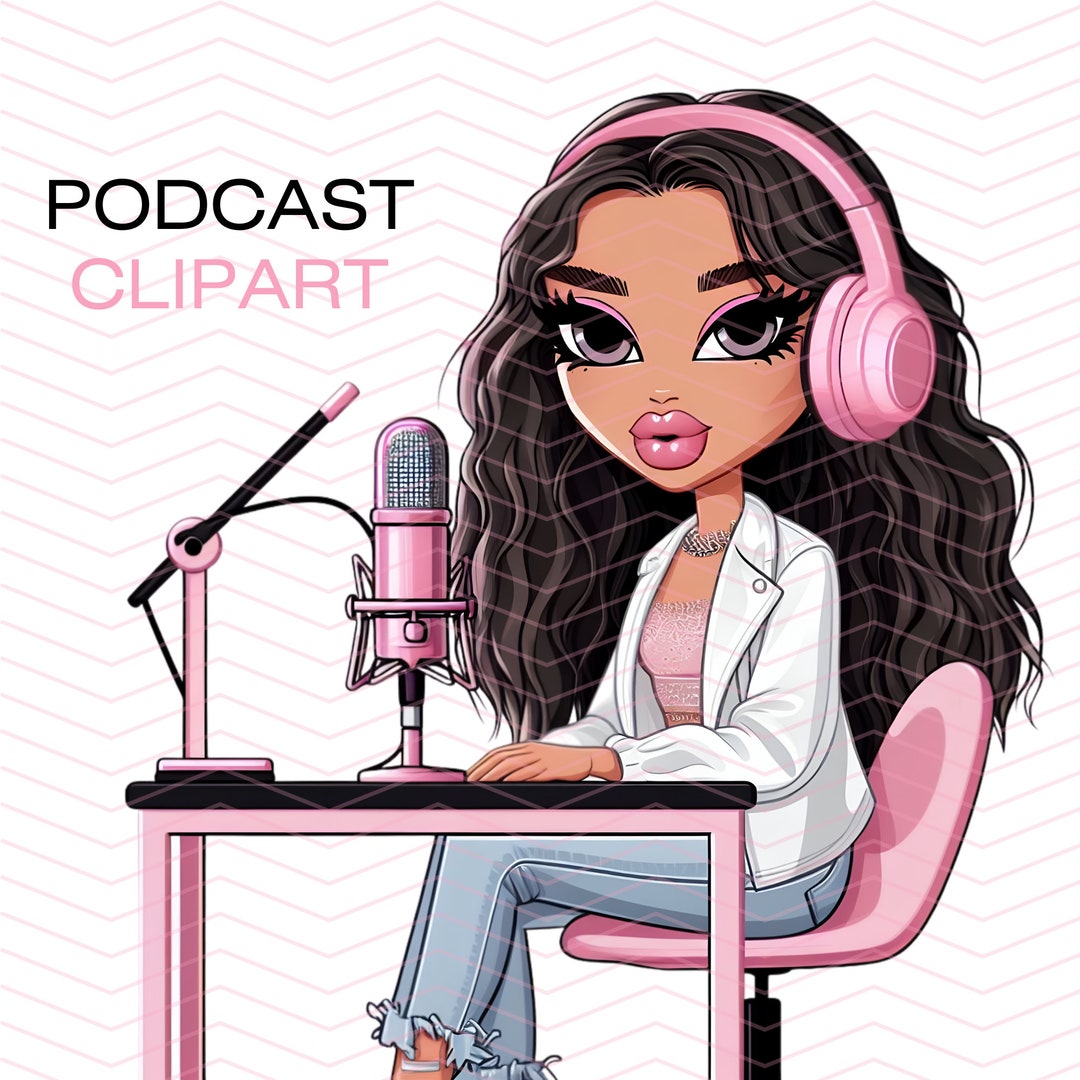 Podcast Clip Art Podcast Logopodcast Show Logo Blogger - Etsy