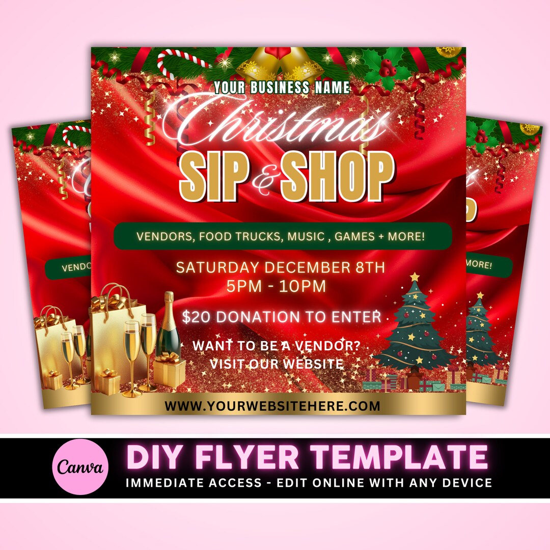 Christmas Sip and Shop Holiday Sip and Shop Holiday Vendors - Etsy