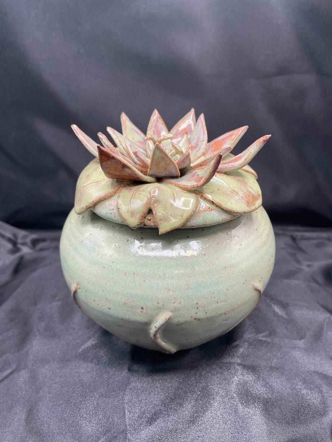 Water Lilly Jar - Etsy
