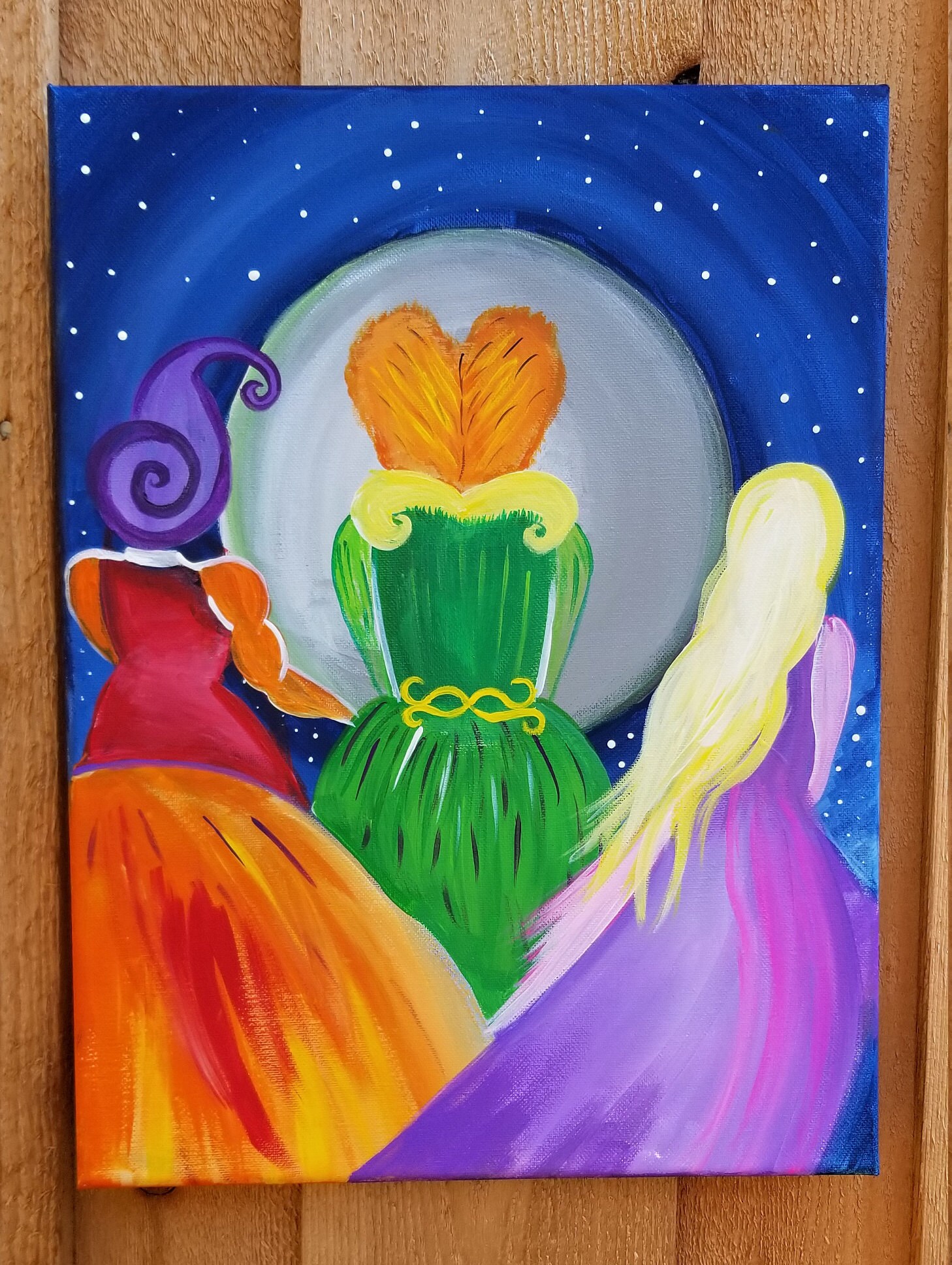 Hocus-pocus canvas painting Acrylic Art & Collectibles etna.com.pe