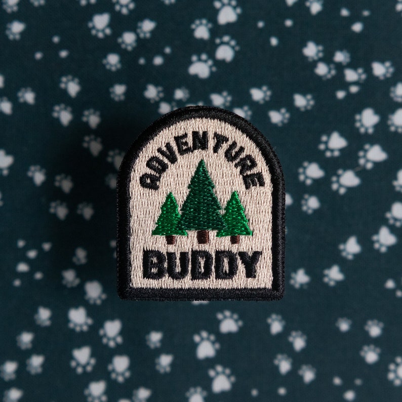 Adventure Buddy Patch for Dogs Iron-on Velcro - Etsy