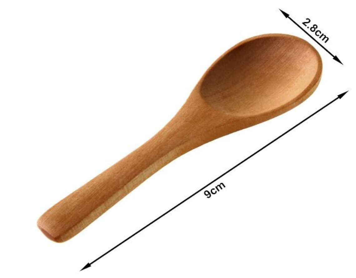 50 PK 3 Wooden Spoons Small Mini Spoons - Etsy