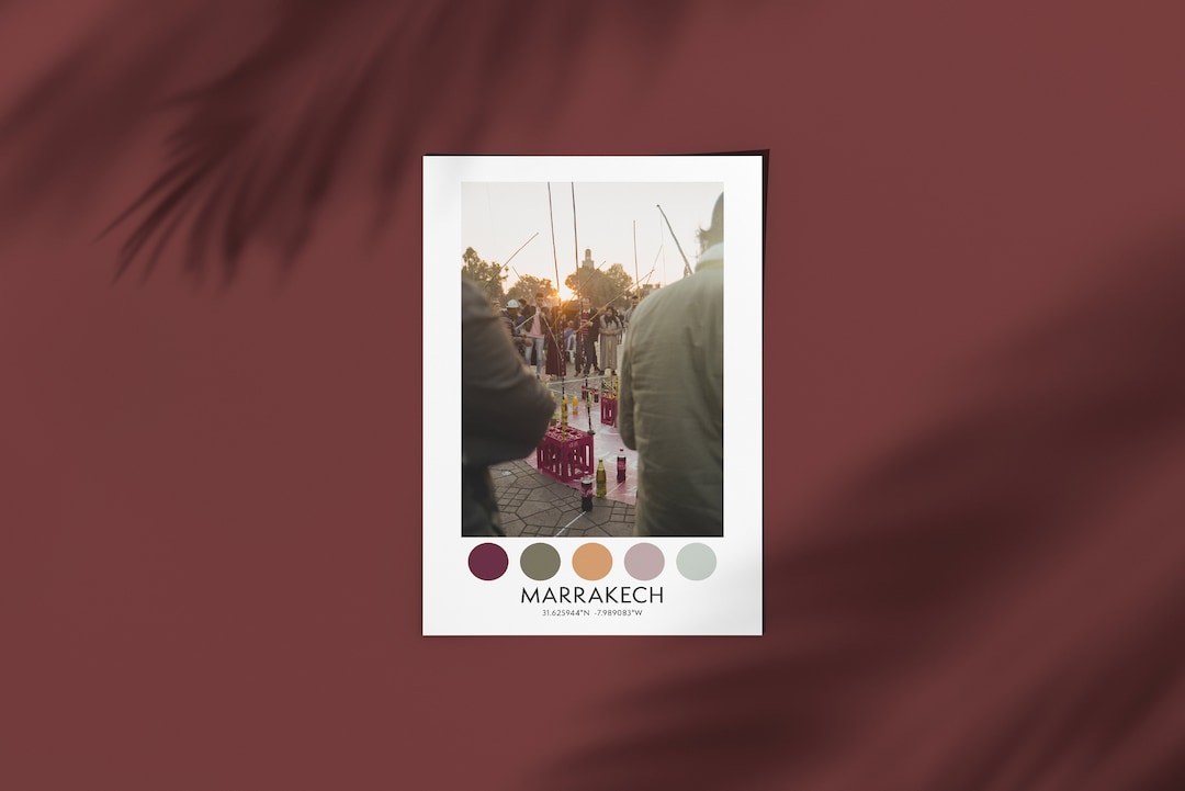 Marrakech Colour Palette Photography Art Print / Modern Wall Art ...