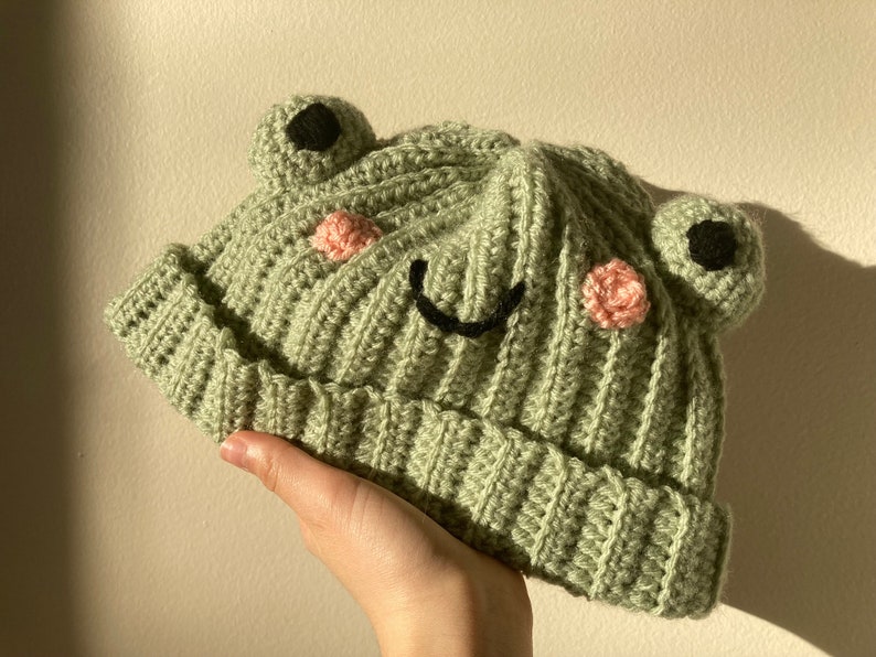 Crochet Frog Beanie Hat - Etsy