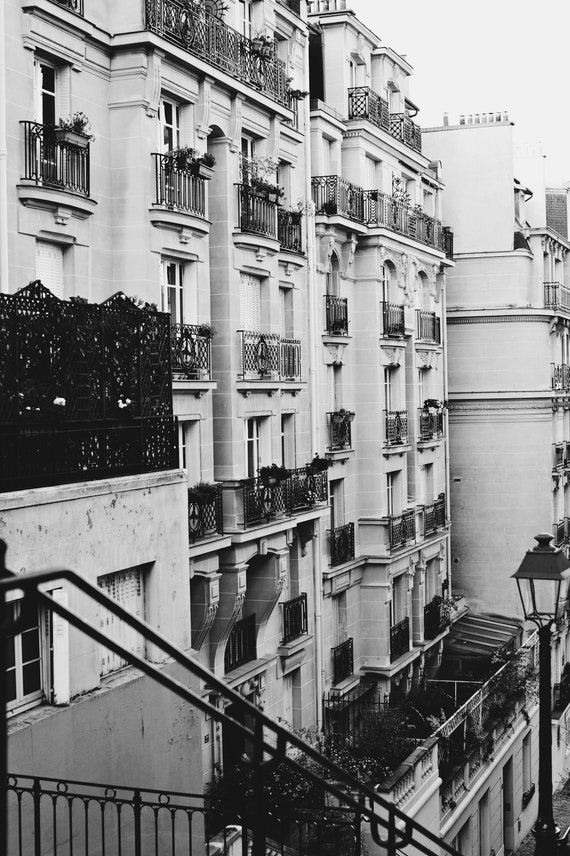 Paris Photograph Montmartre Steps Photo Montmartre Art - Etsy