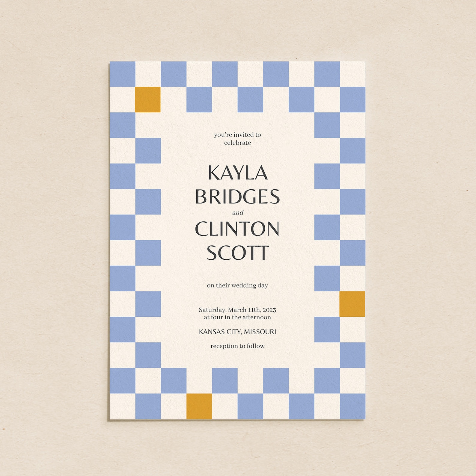 Retro Checkered Party Invitation INSTANT DOWNLOAD Printable Invite ...