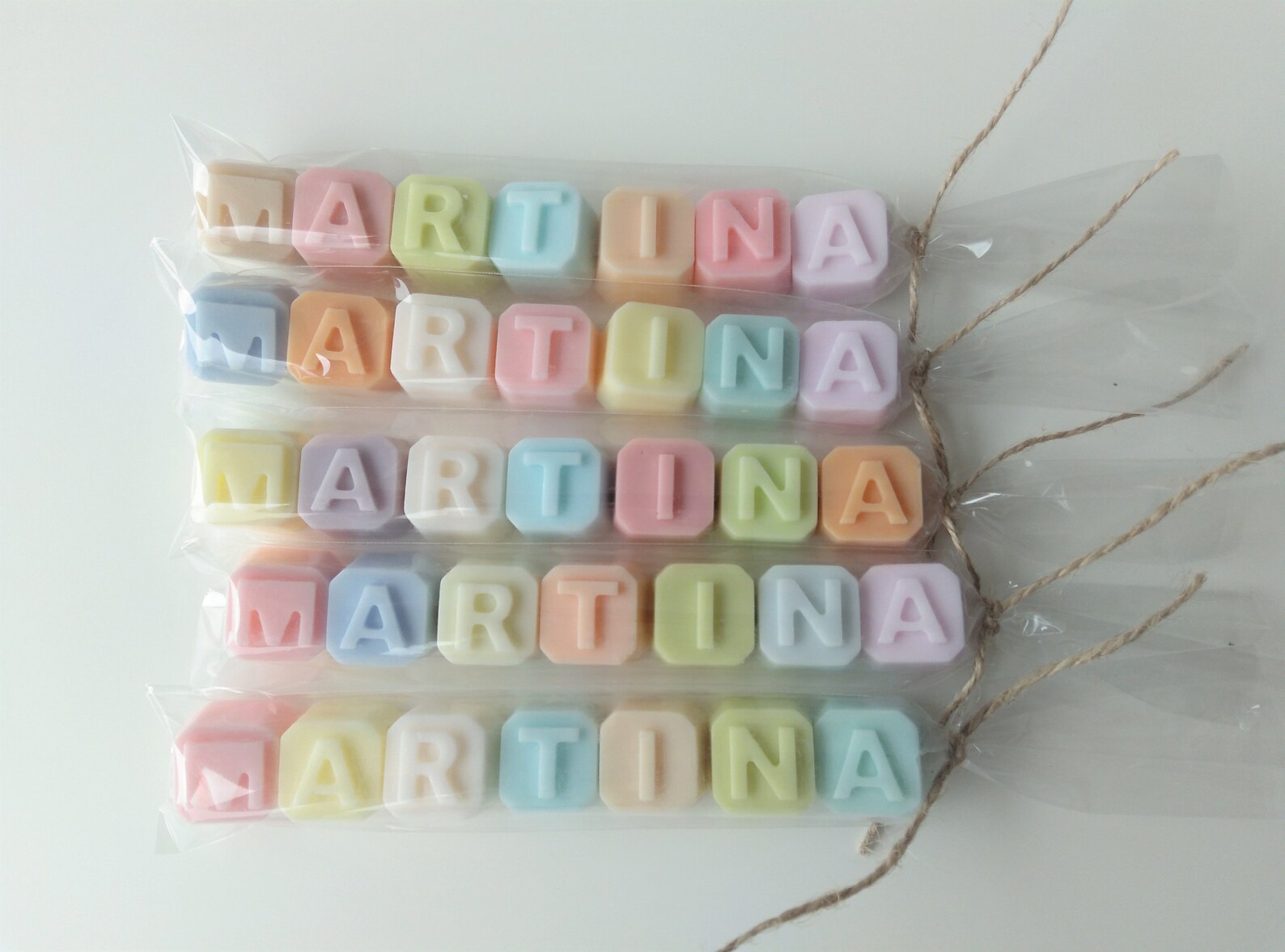 Pastel Colour Letters Soap Personalized Baby Name Soap - Etsy