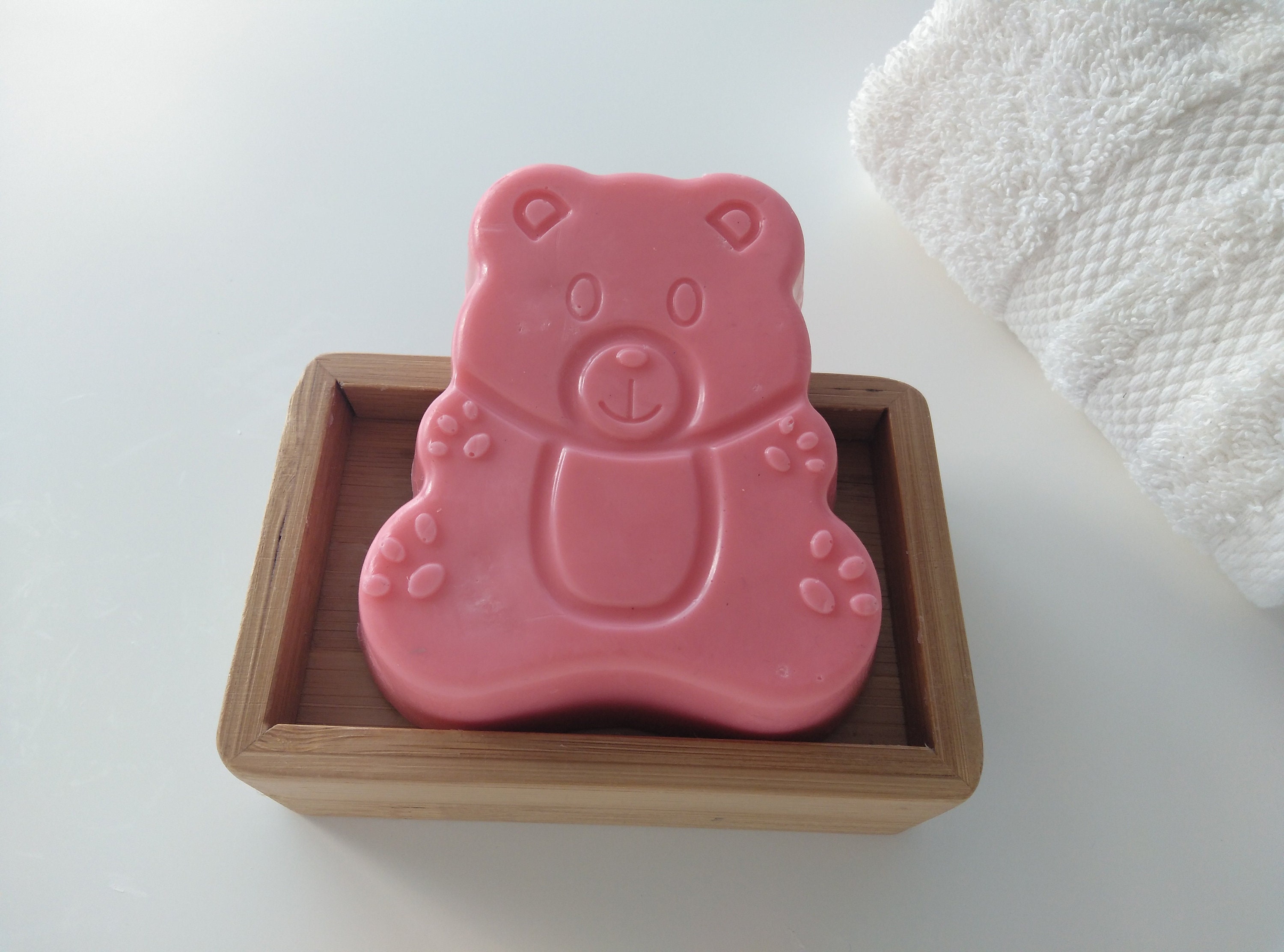 Big Blue Bear Soap Pink Bear Soap Animal Soaps Gift for - Etsy
