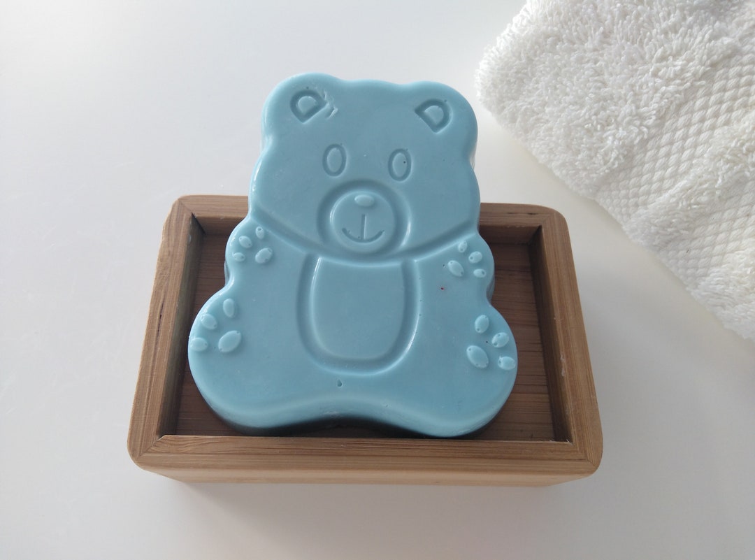 Big Blue Bear Soap, Pink Bear Soap, Animal Soaps Gift for Kids, Baby ...