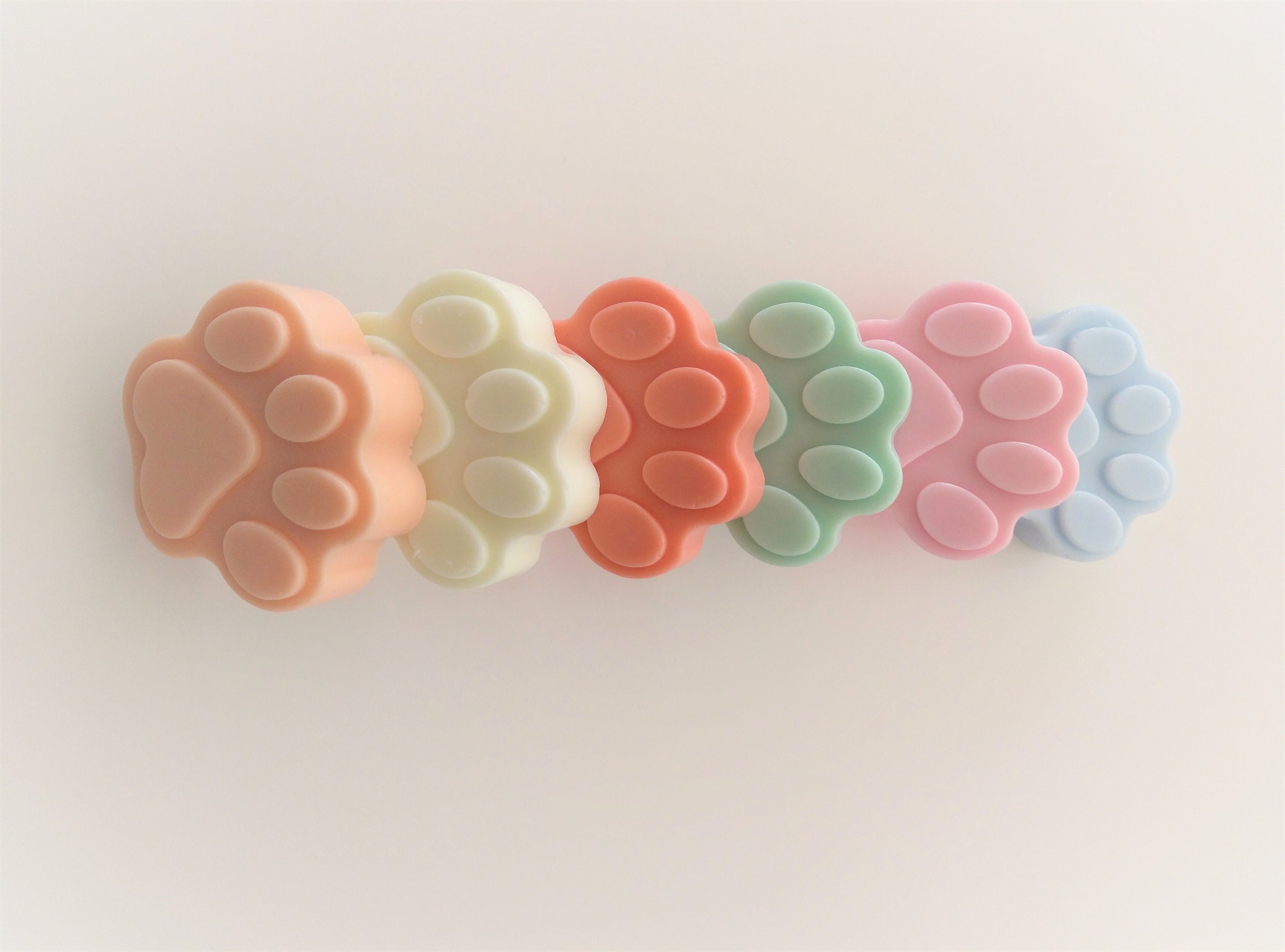 Set of Dog Paw Print Soaps Cat Paw Print Soaps Soaps for Pet - Etsy