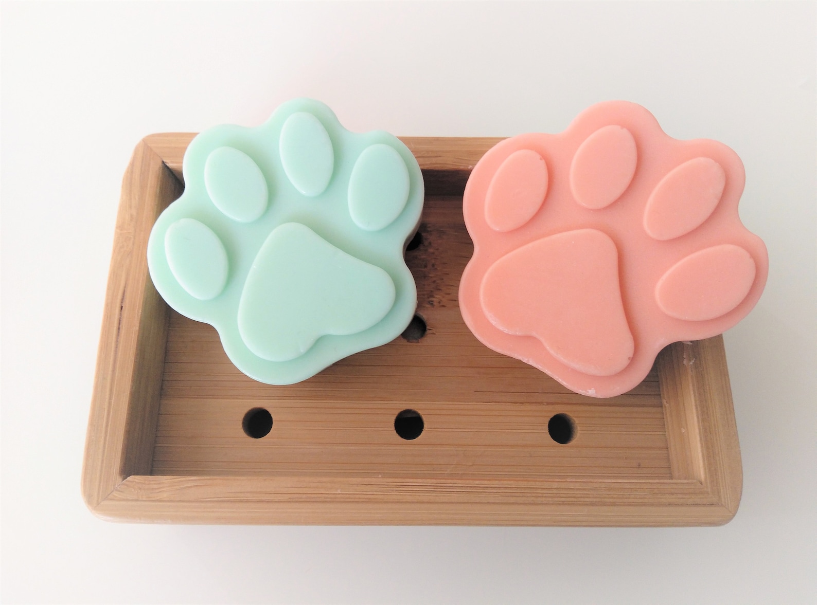 Set of Dog Paw Print Soaps Cat Paw Print Soaps Soaps for Pet - Etsy
