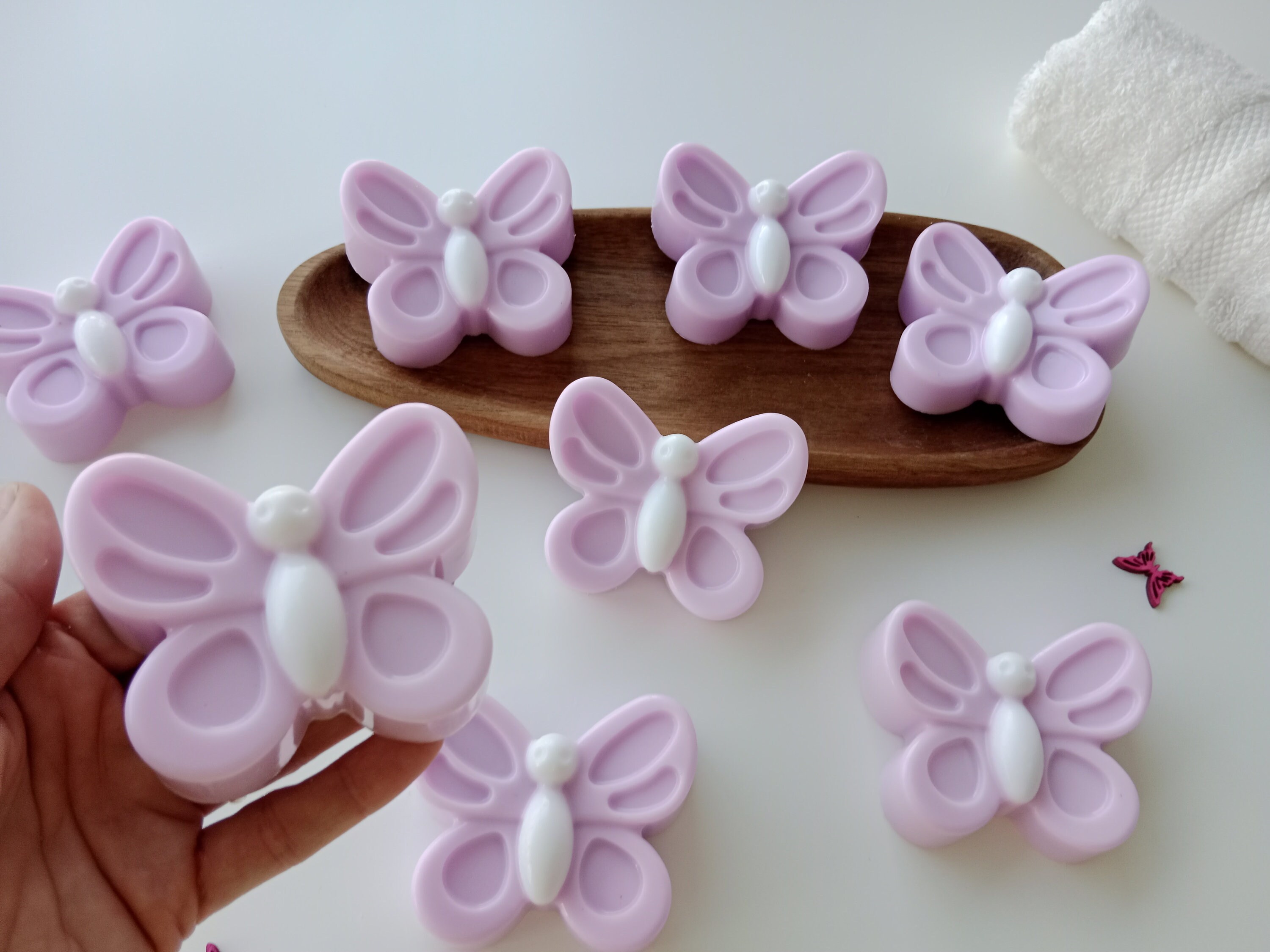 Big Lilac Butterfly Soap Handmade, Butterflies Lovers Soap Gift, Soap ...