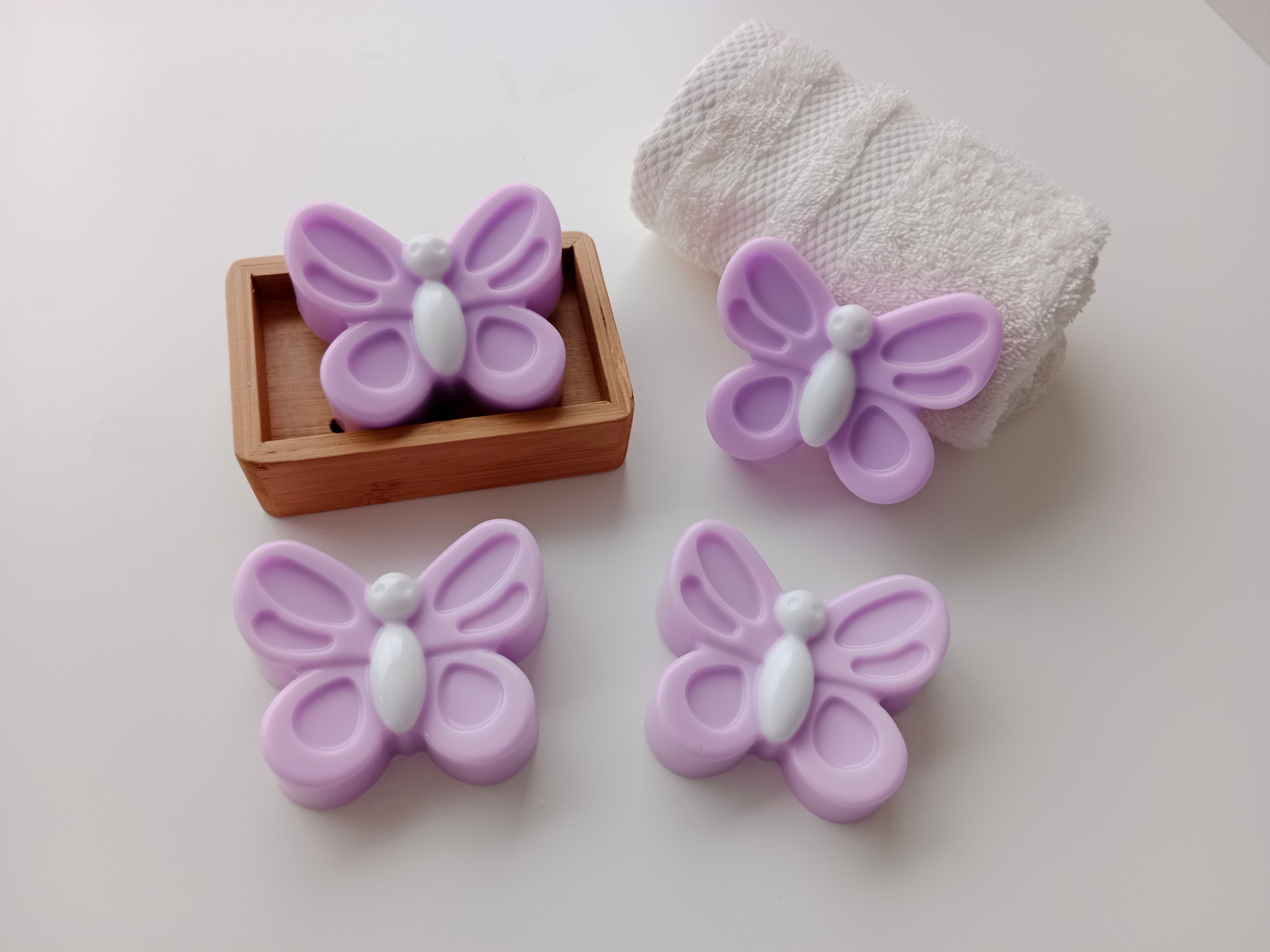 Big Lilac Butterfly Soap Handmade, Butterflies Lovers Soap Gift, Soap ...