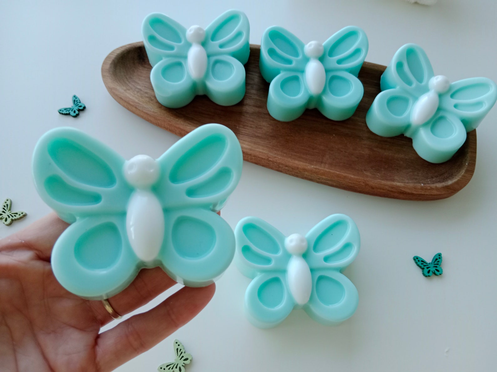 Big Green Butterfly Soap Handmade, Butterflies Lovers Soap Gift, Soap ...