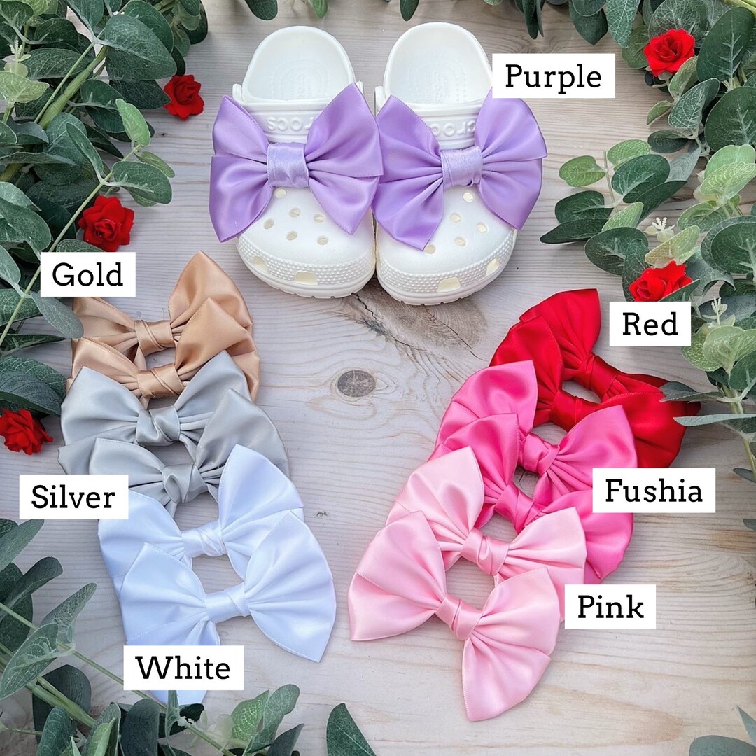 Croc Bows / Jibbitz / Croc Accessories/ Girls Shoes / Shoe Charms ...