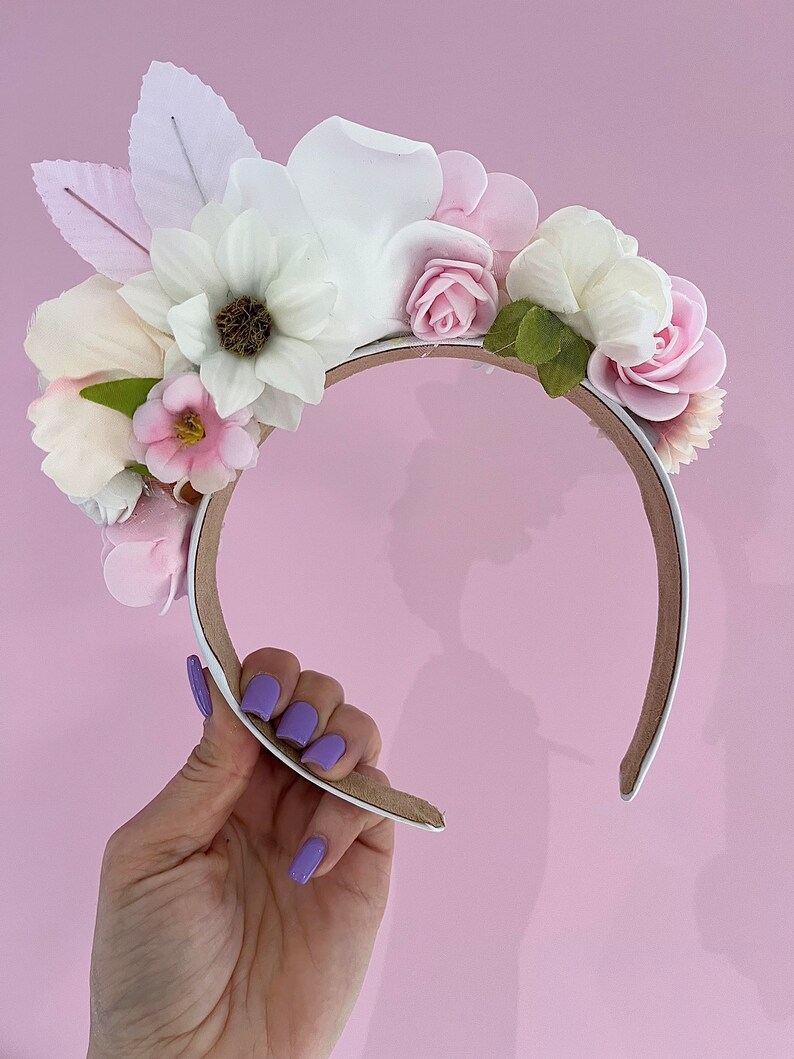 Floral Numbered Birthday Headband / Birthday Crown /floral Headband ...