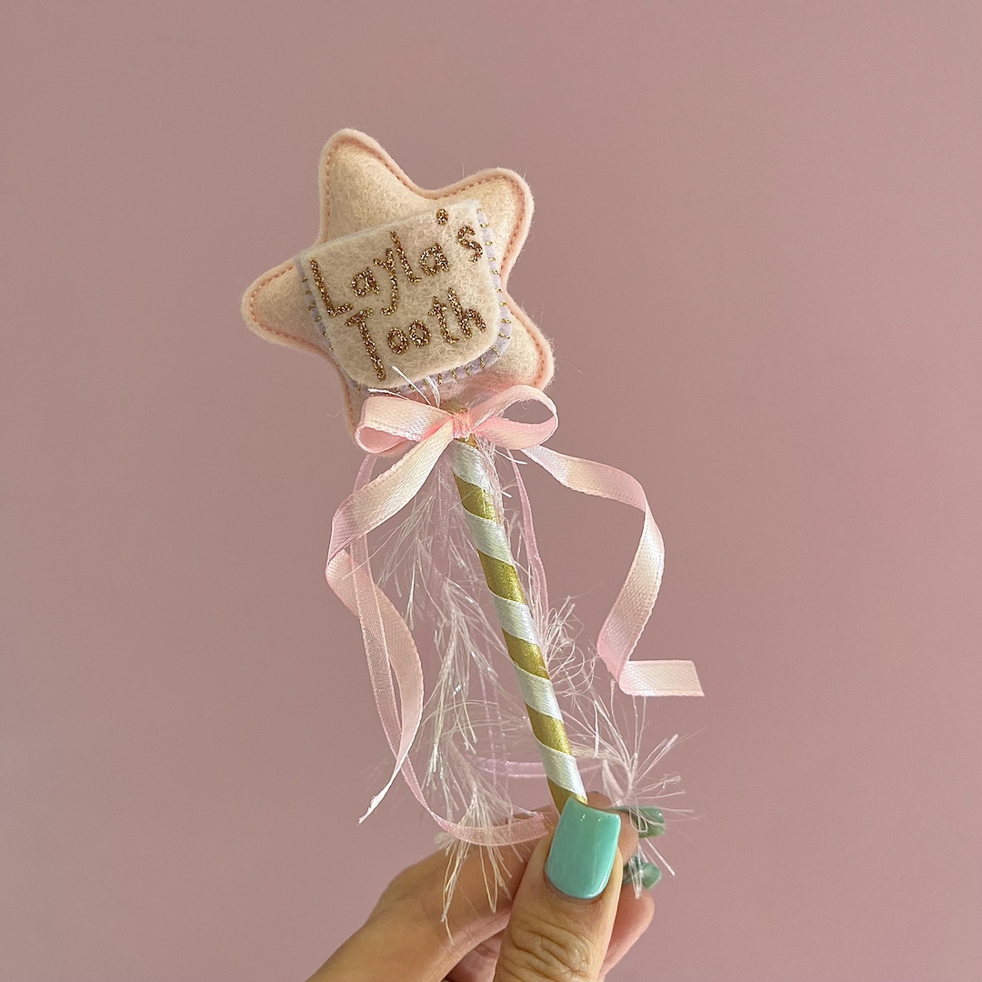 Mini Tooth Fairy Wand With Pouch for Tooth / Tooth Fairy Accessories ...