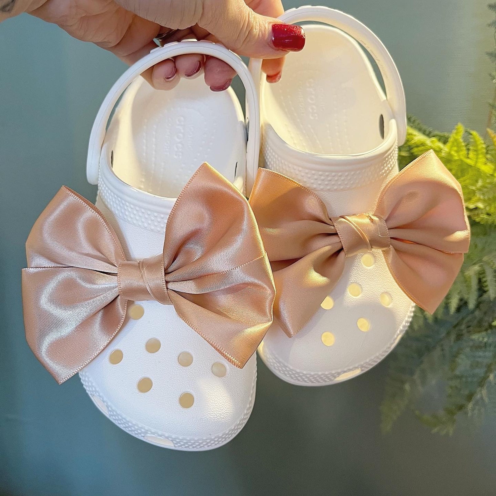 Wedding Shoes / Croc Bows / Jibbitz / Hen Do / Bride / Bride - Etsy UK