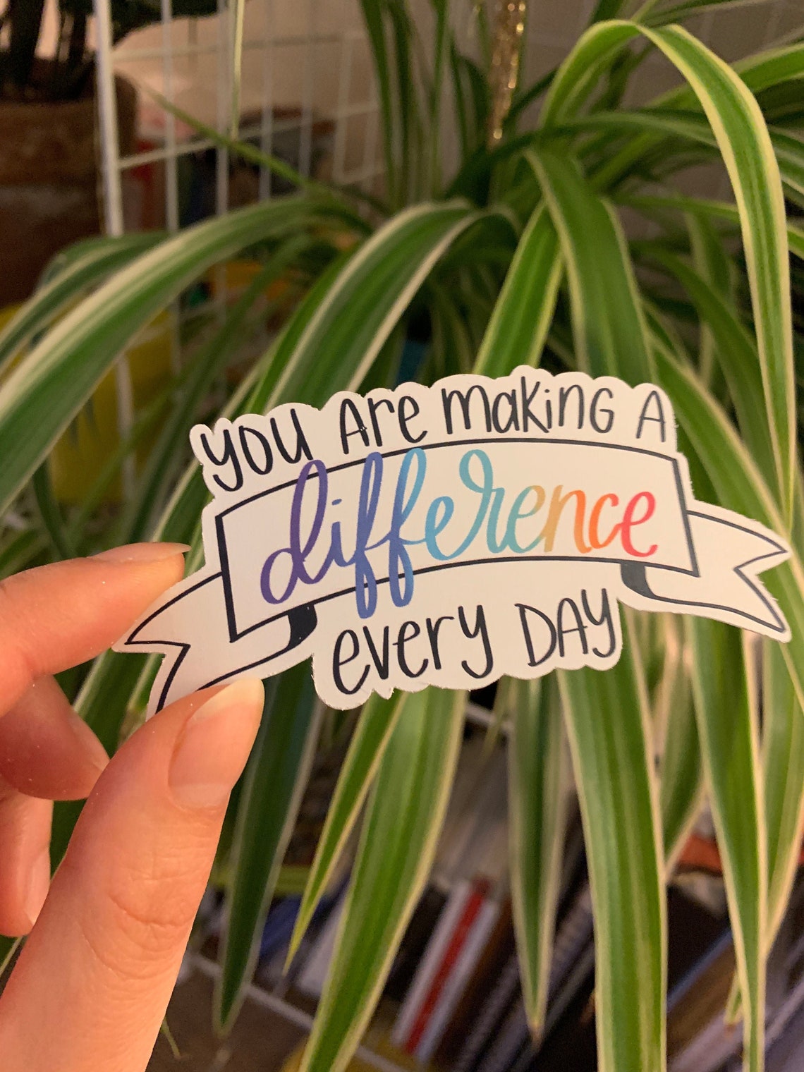 You Are Making A Difference Inspirational Quote Vinyl Sticker - Etsy