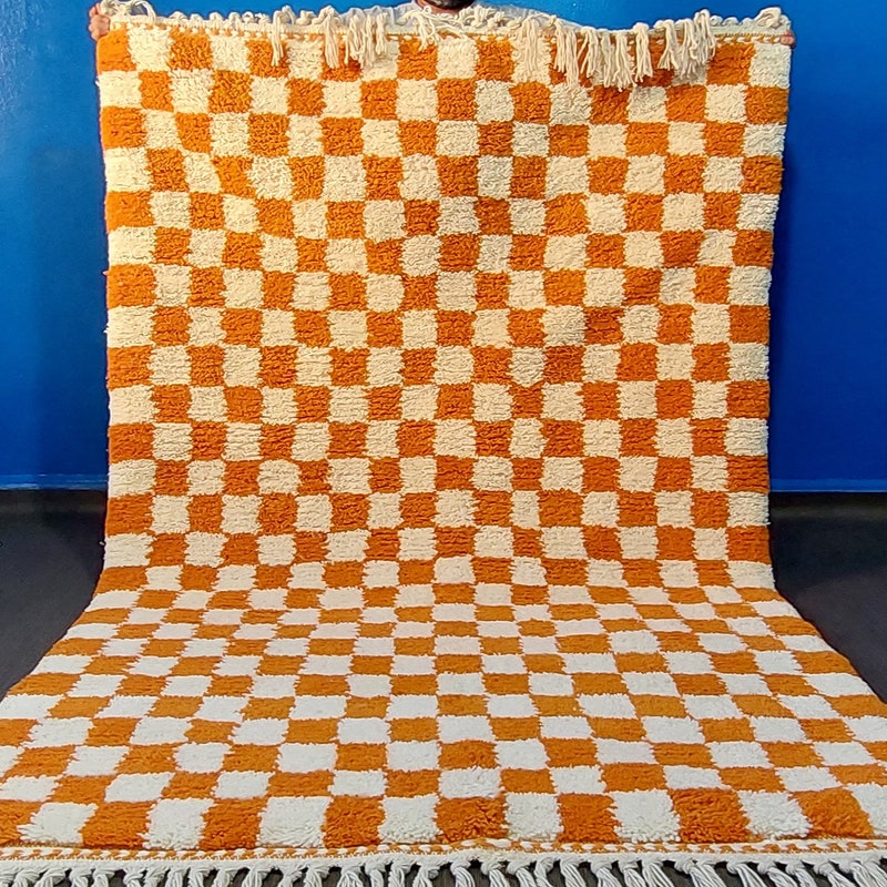 Orange Rug - Etsy