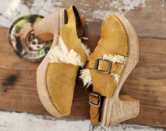 Mustard Heels - Etsy