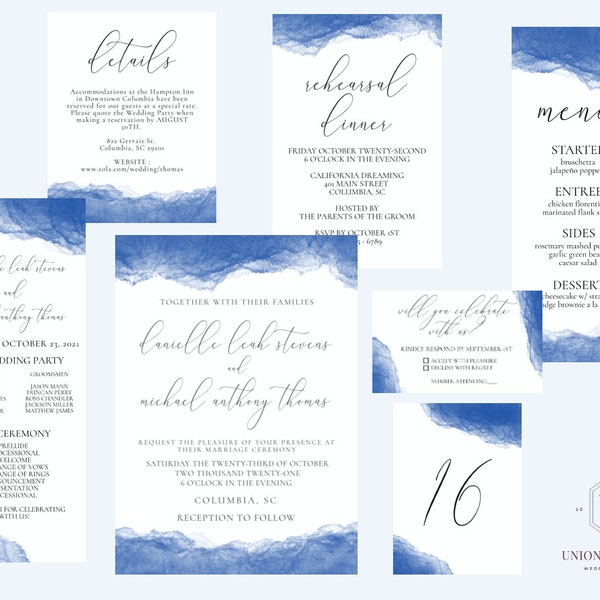 Complete Package Wedding Invitation - Etsy