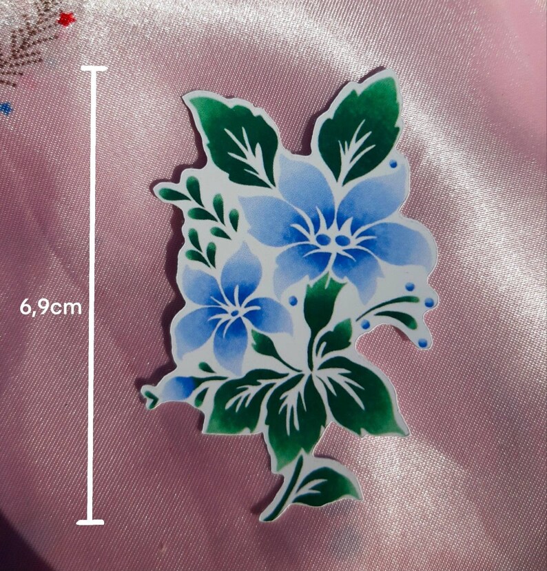 Paper Glossy Flower Children Stickers Paper & Party Supplies Stickers ...