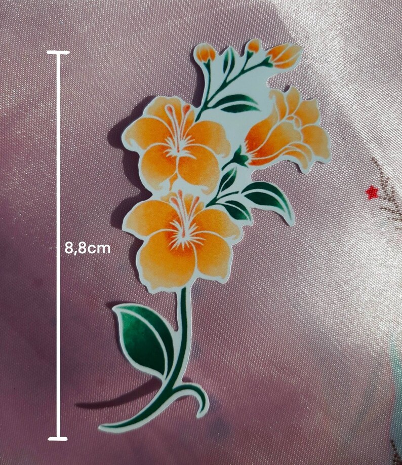 Paper Glossy Flower Children Stickers Paper & Party Supplies Stickers ...