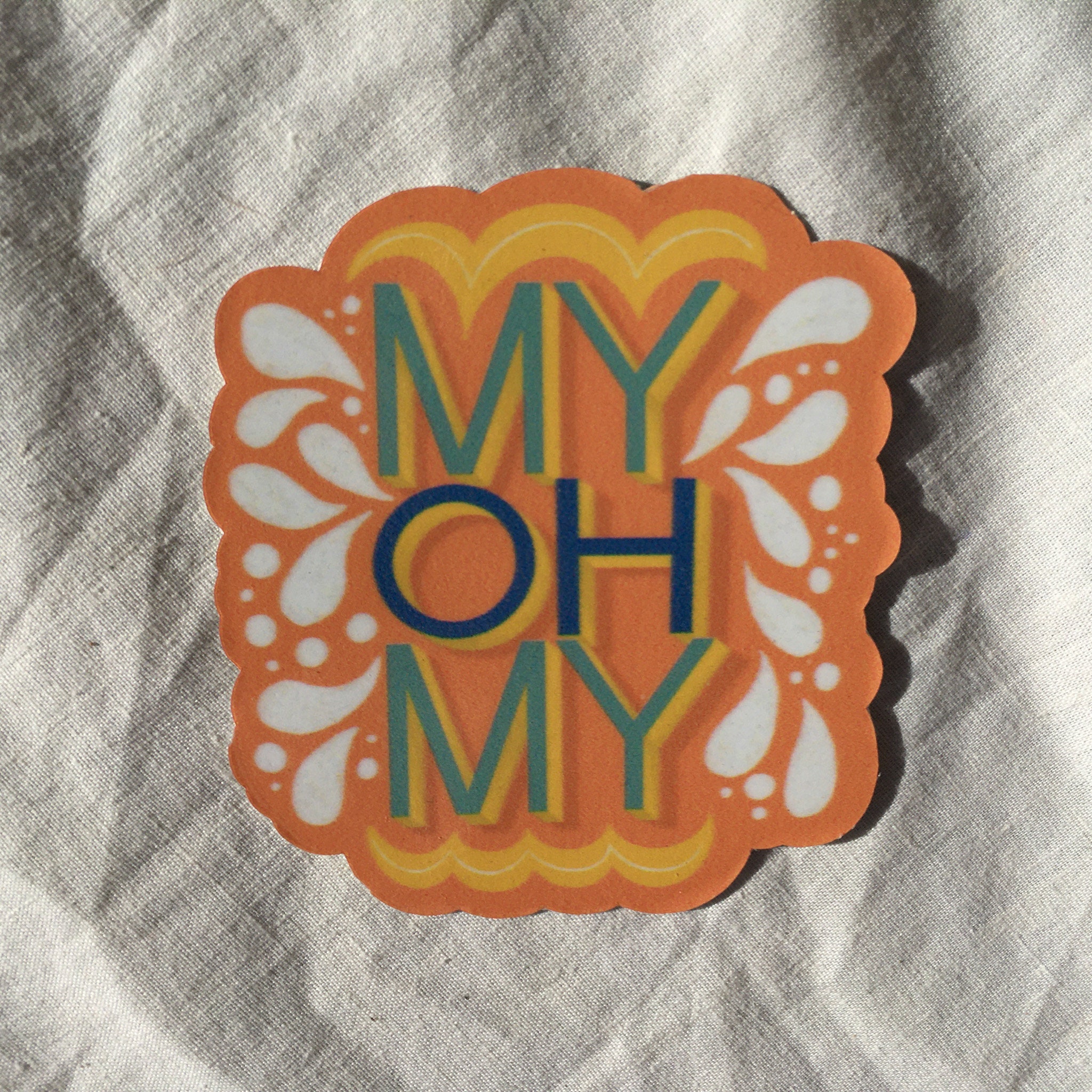 Mi pegatina de vinilo Oh My - Etsy España