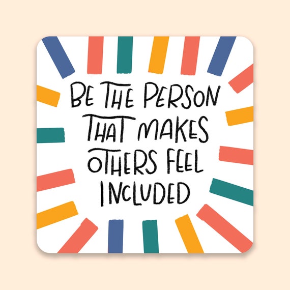 Inclusion Vinyl Sticker - Etsy