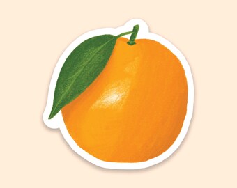 Orange Fruit Sticker Decals - Etsy