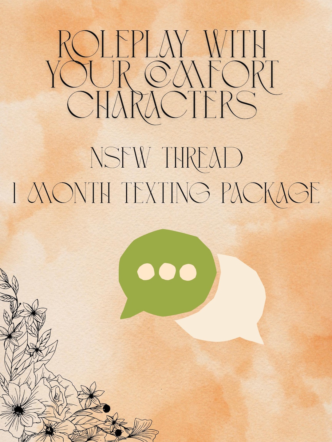 Roleplay- NSFW 1 Month Texting Package - Etsy